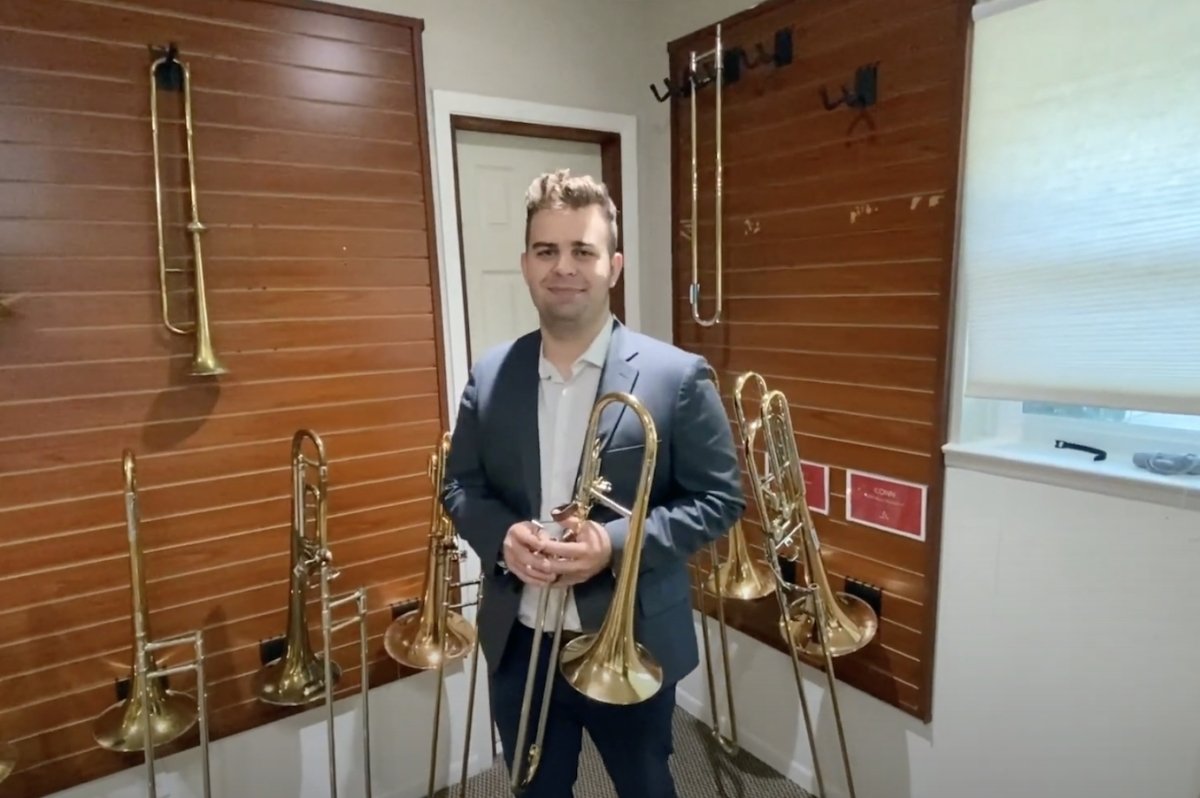 Rare Brass Instrument Collection Houghton Horns