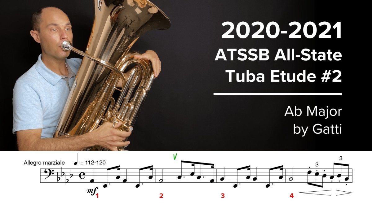 2020-2021 ATSSB All State Tuba Etude #2 – Ab Major by Gatti – Houghton ...