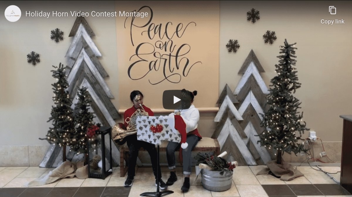 Holiday Horn Video Contest Montage – Houghton Horns