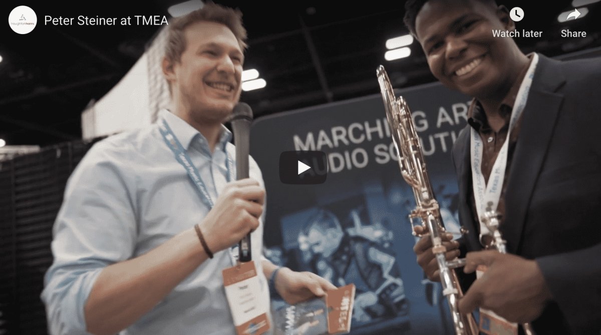 Peter Steiner at TMEA 2020 – Houghton Horns