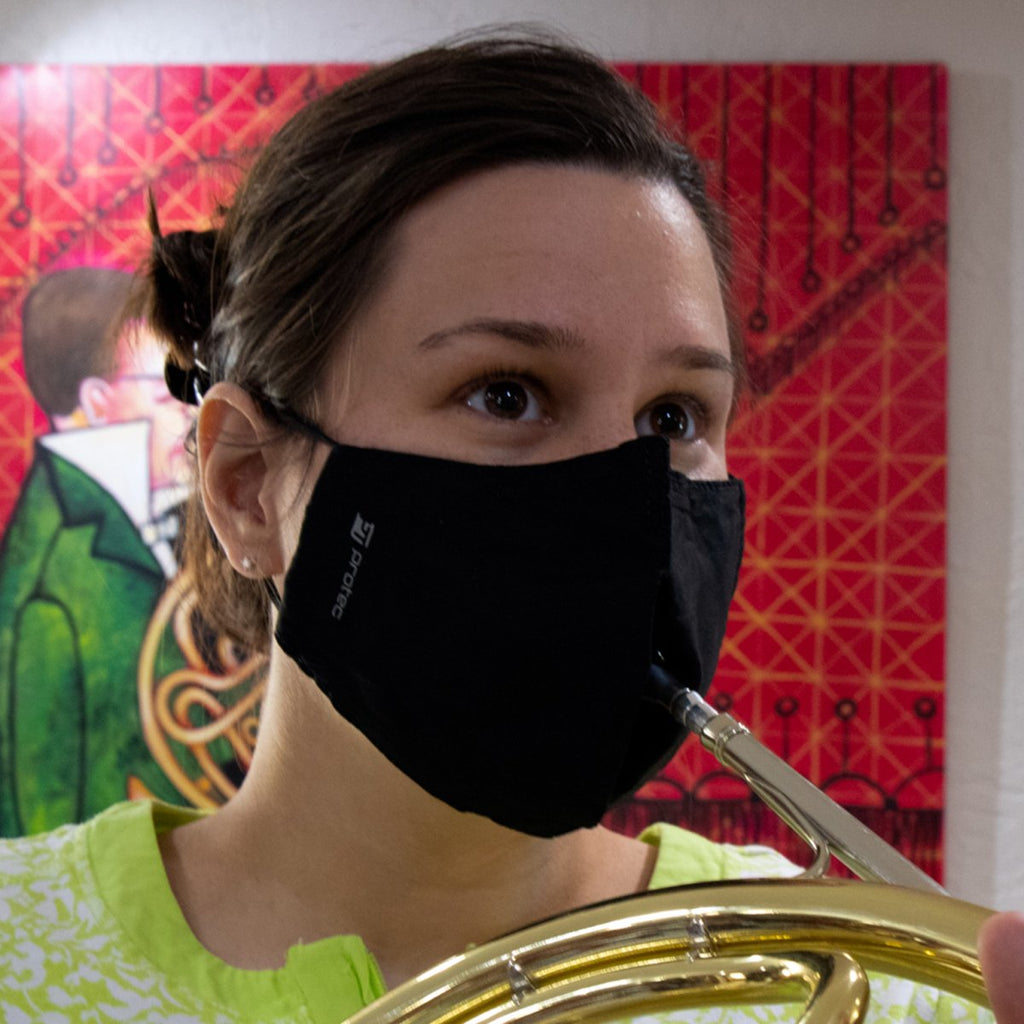 Protec Face Mask with Slit for Mouthpiece – Houghton Horns